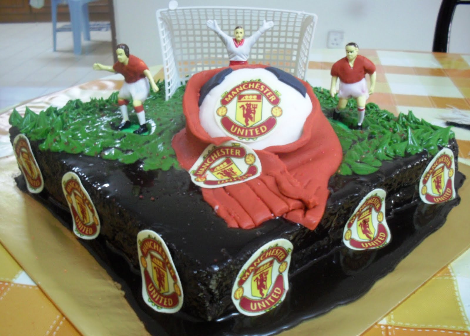 sweetrespite: Manchester united cake