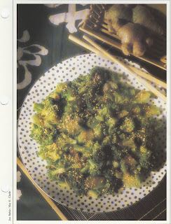 Szechuan Broccoli, Asparagus,and Mushrooms