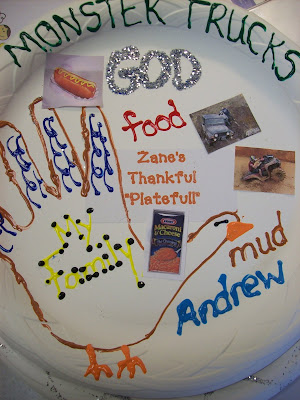 First Grader...at Last!: A Thankful Plate Full