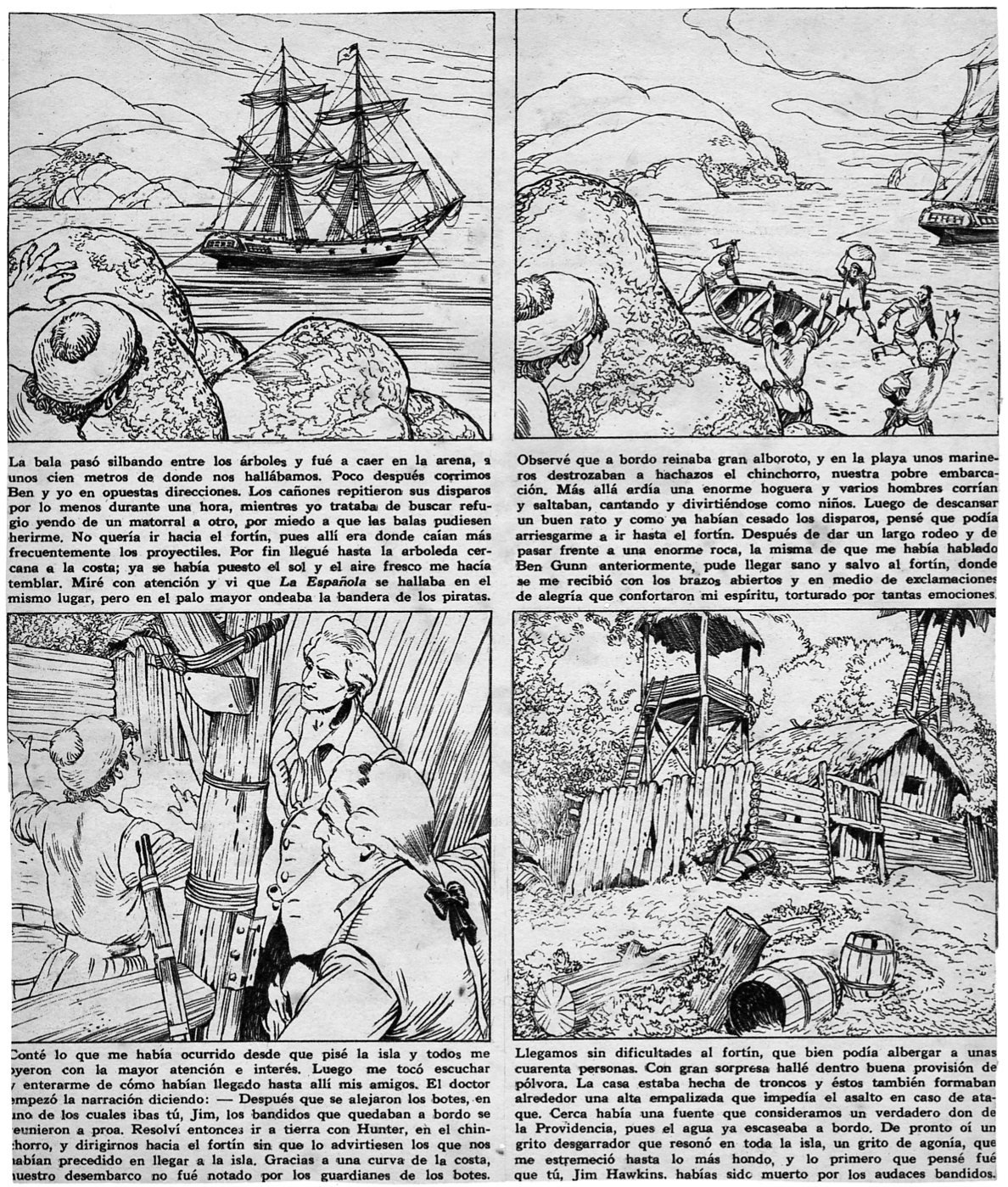 Peripecias de Chiquirritipis: Federico Ribas y La Isla del Tesoro. 1947.