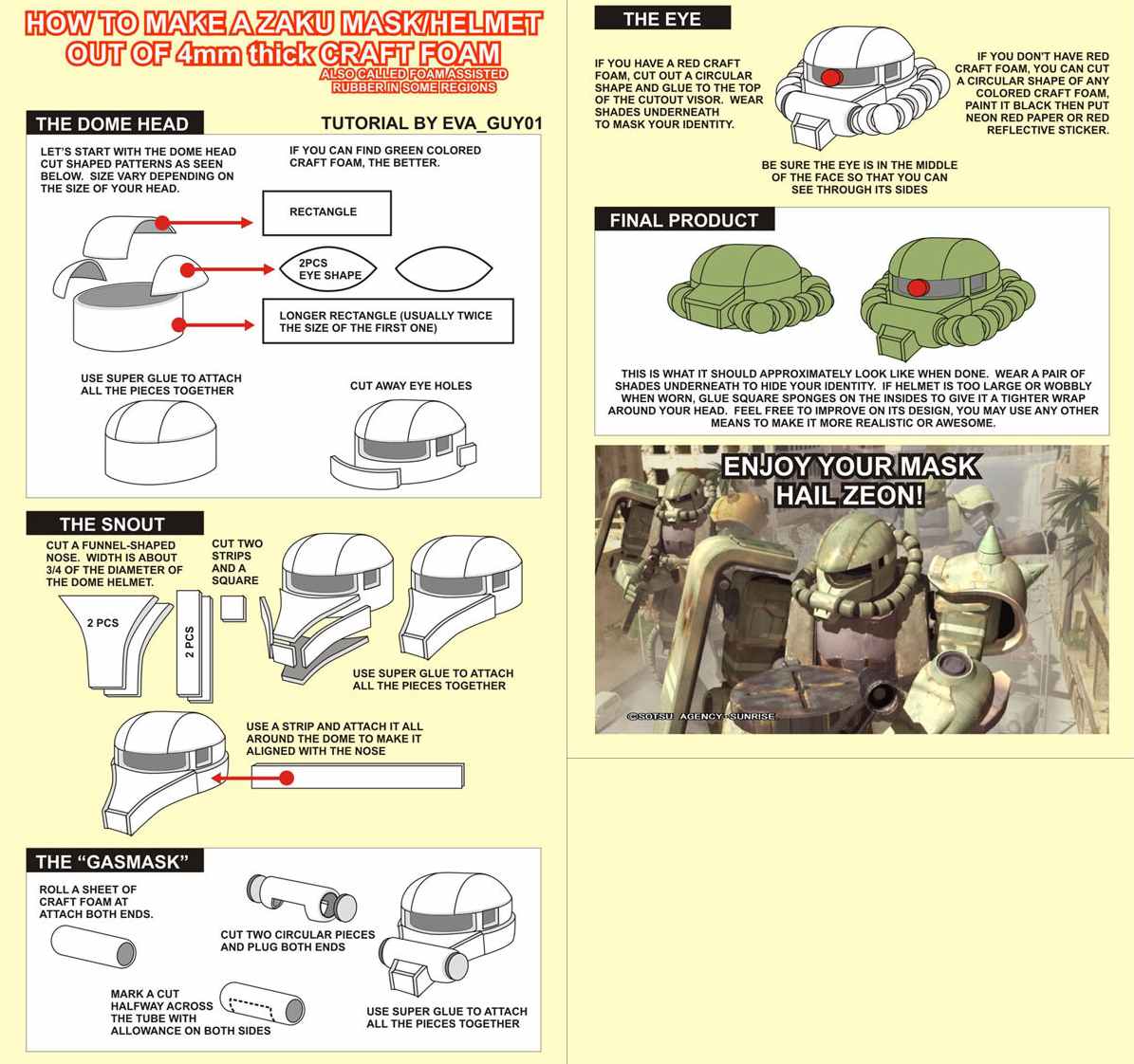 J's Chimes: Making A Zaku Gundam Cosplay - Online Manga