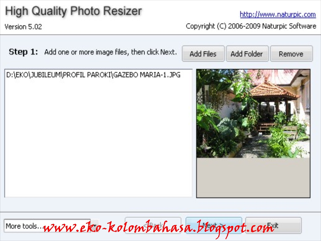 KOLOM BAHASA: SOFTWARE PHOTO RESIZER