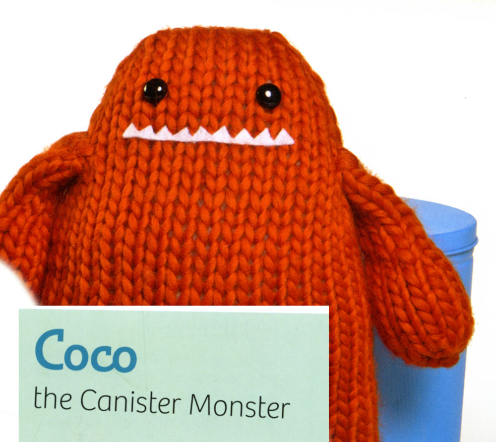 Coco the Canister Monster - by Rebecca Danger