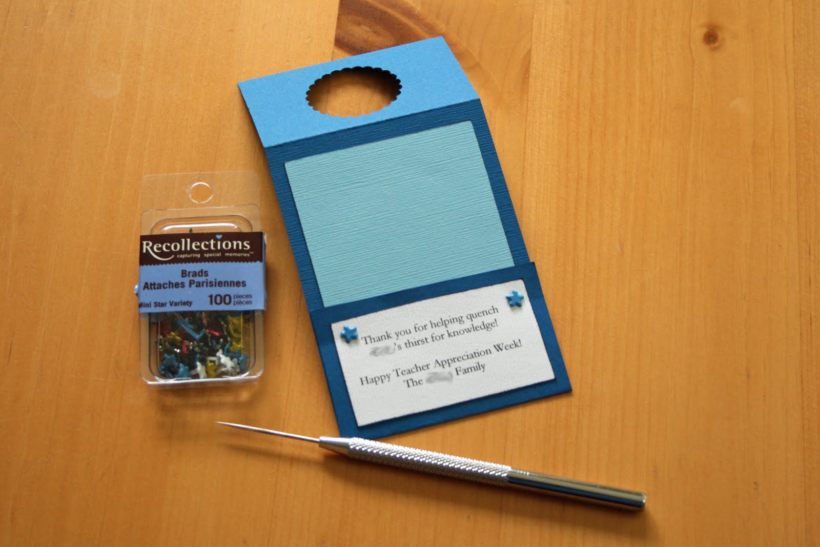 Frills Fluff and Trucks: Teacher Appreciation Day Pocket Tag Tutorial