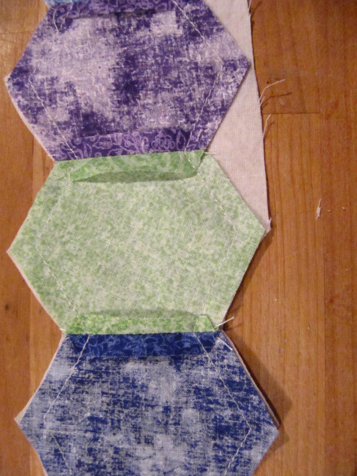 Sew Many Ways...: Accuquilt Go Hexagon Bookmark Tutorial...