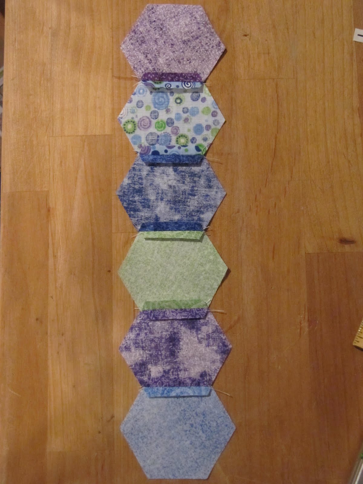 Sew Many Ways...: Accuquilt Go Hexagon Bookmark Tutorial...