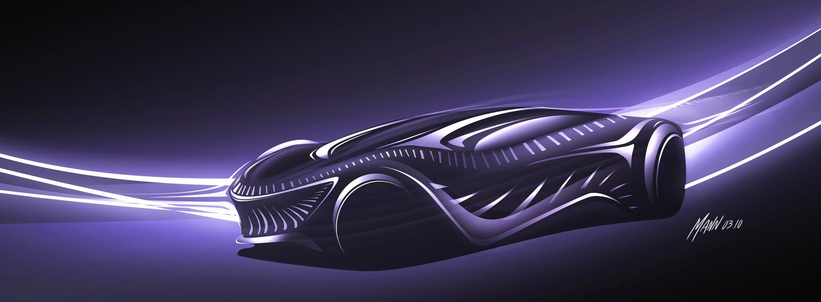 We Draw Cars: Abstract concept car painting