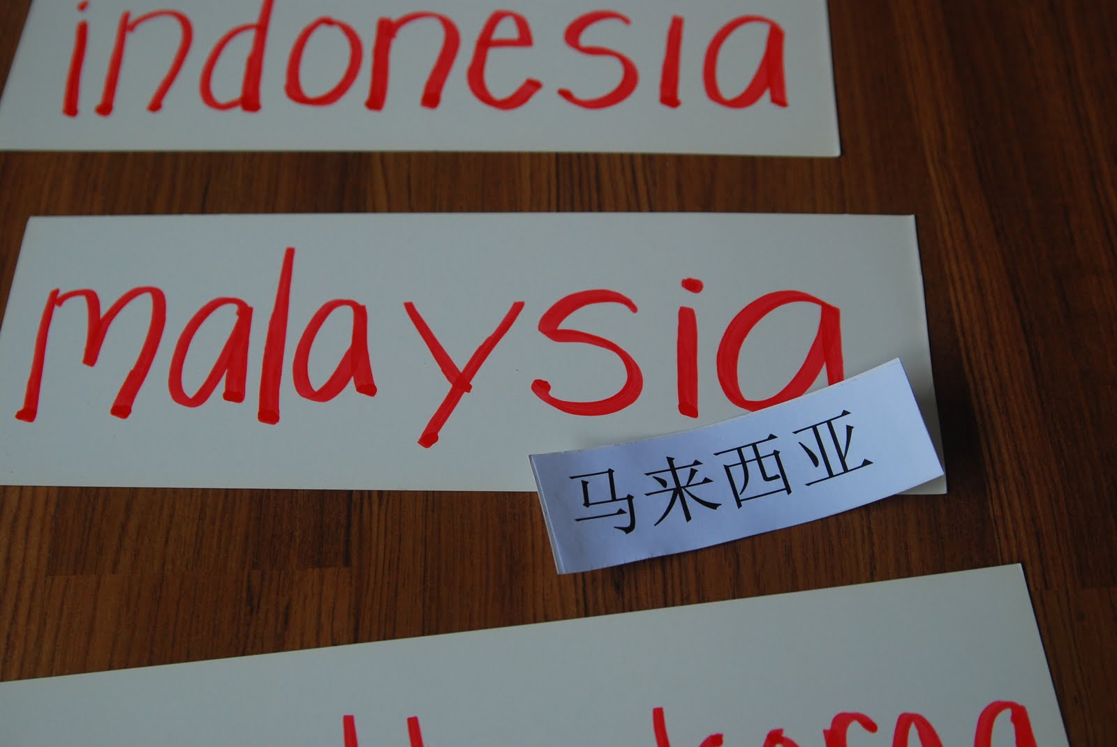Homeschool @ SG: Country names in Mandarin