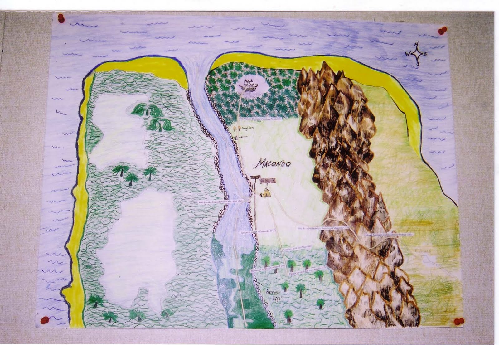 Milenioscopio: Mapa de Macondo.