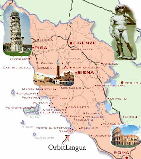 Visit Tuscany: map of tuscany