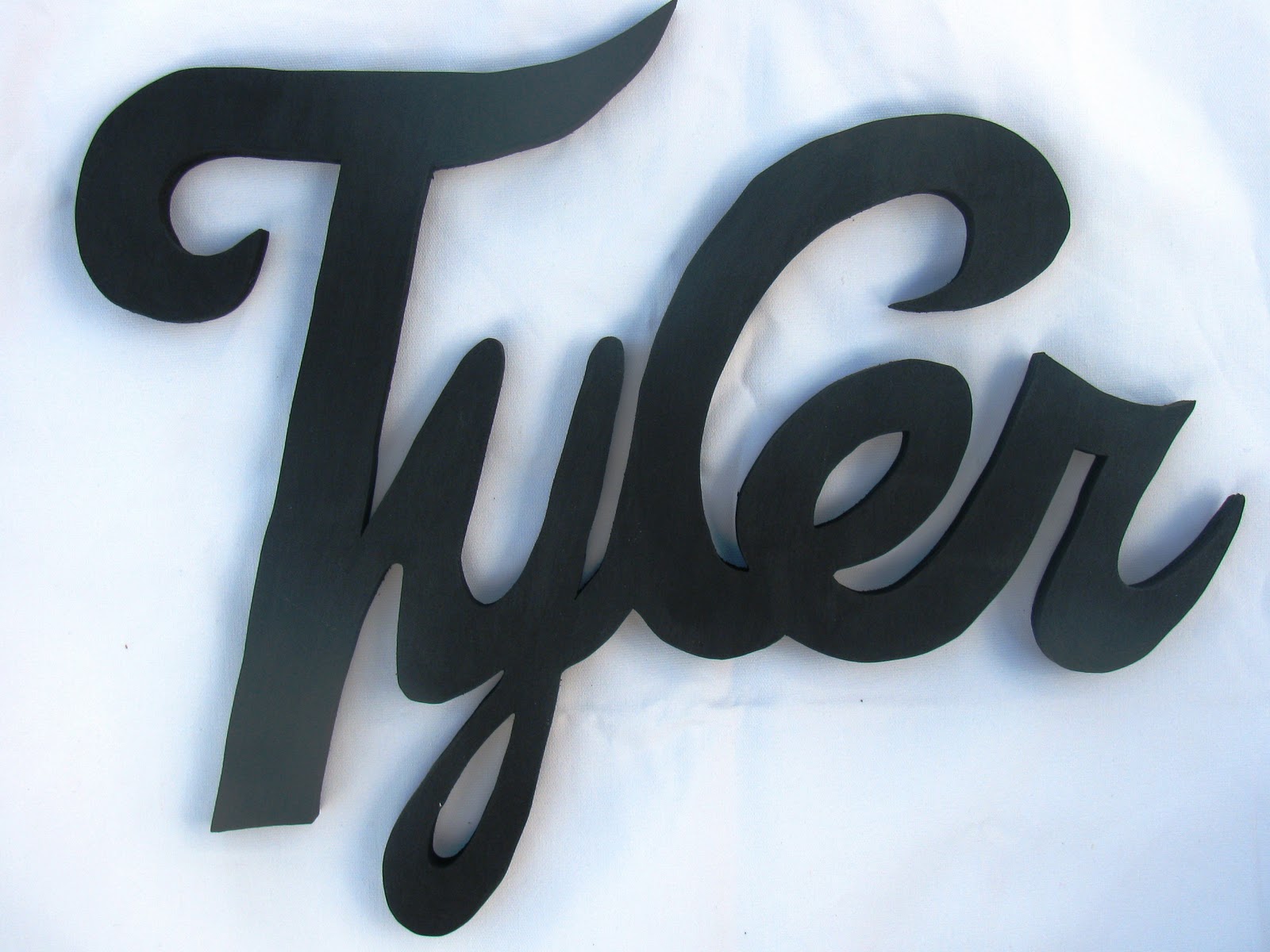 Lightyear Designs~ Custom Wood Name Signs: Tyler, Blake, and Mariah ...