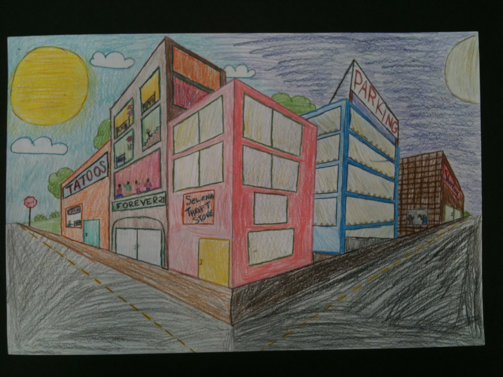 Linear Perspective Images