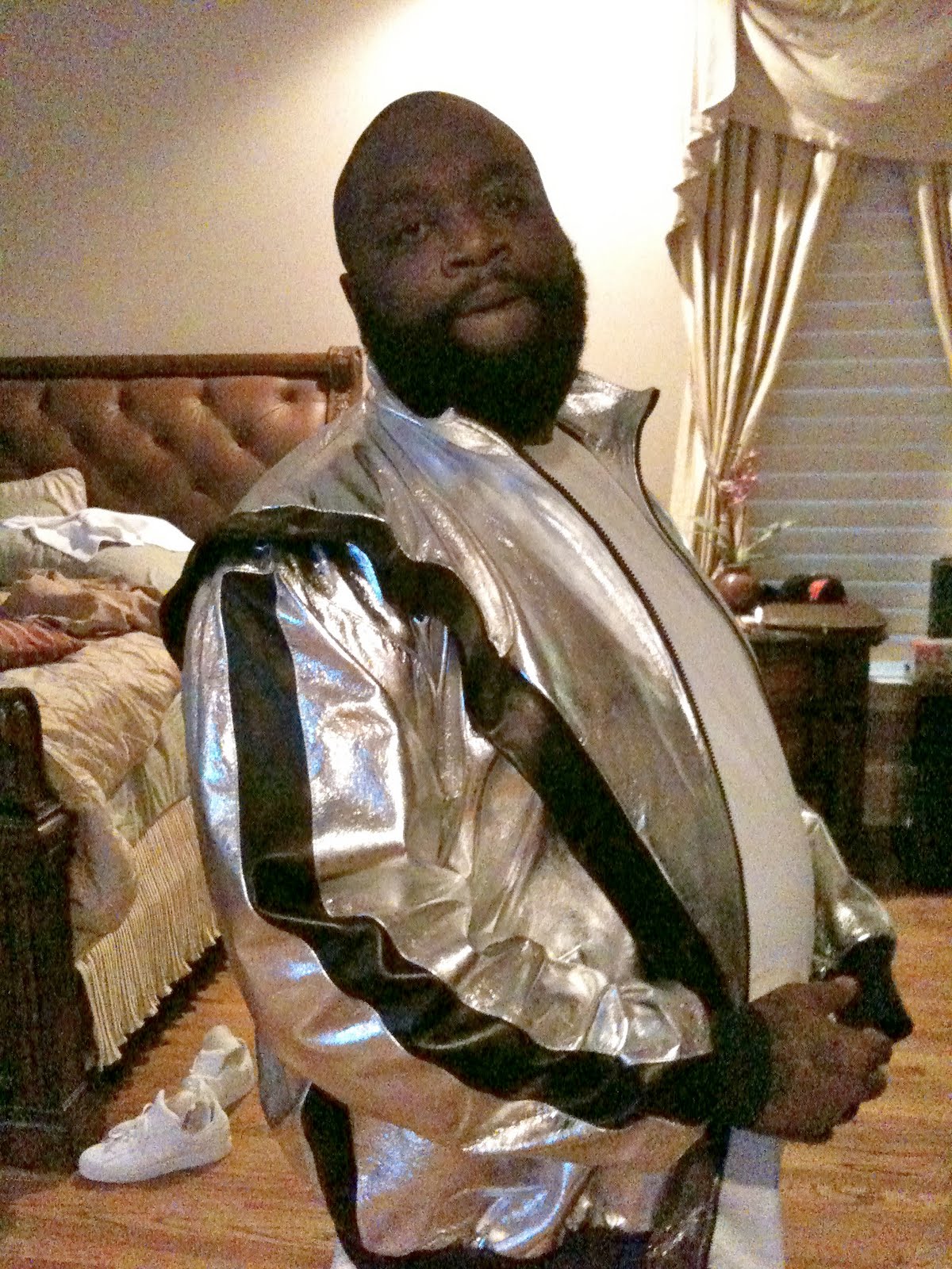 Exclusive Game: RICK ROSS WEARING CUSTOM EXCLUSIVE GAME MICHAEL JACKSON ...