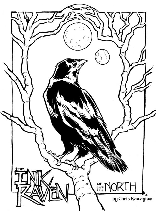 Chris Kawagiwa | sketchboy01: The Ink Raven