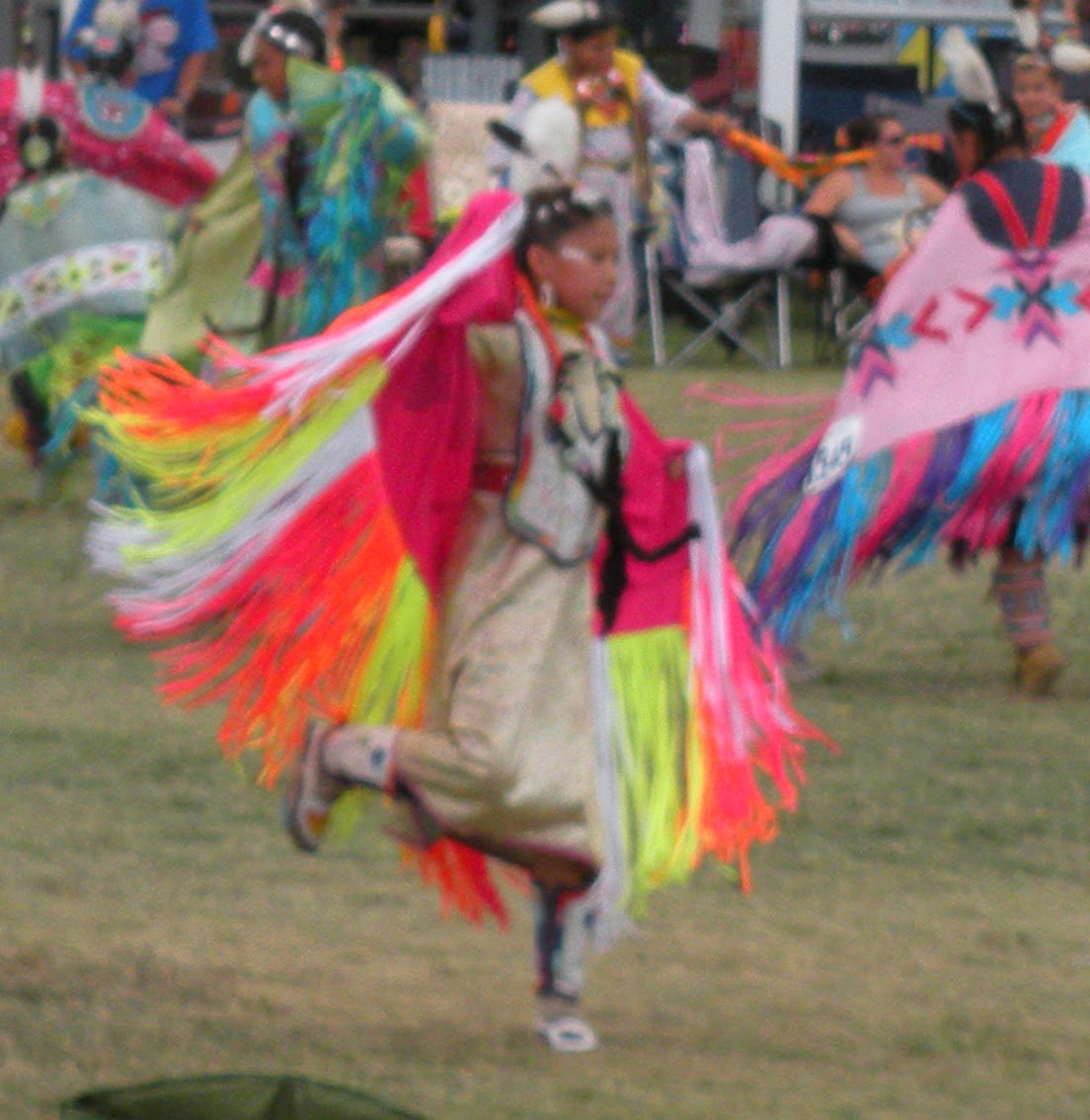 Living and Dyeing Under the Big Sky: Crow Fair Pow Wow - Girls Dance