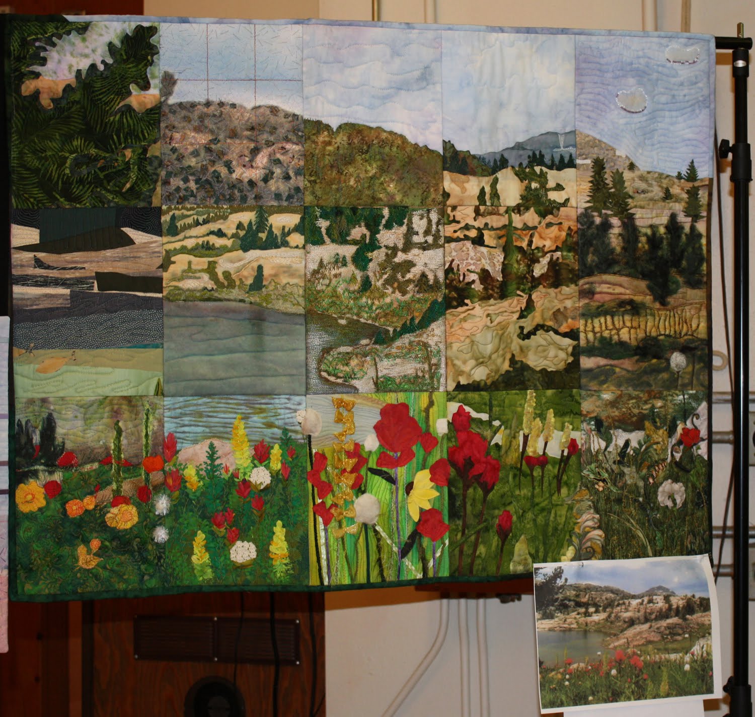 Living and Dyeing Under the Big Sky: Group Photo Quilt at Yellowstone ...