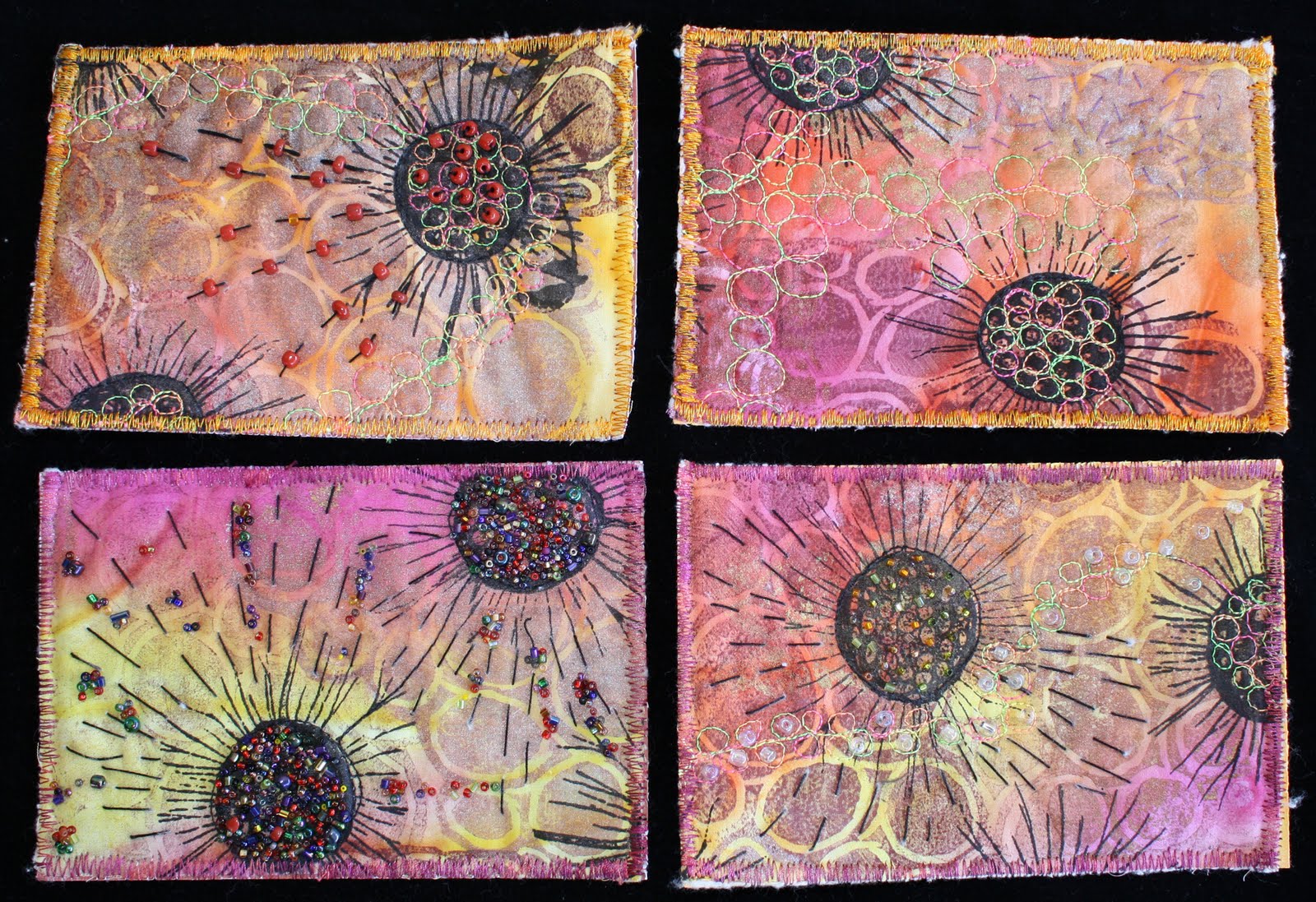 Living and Dyeing Under the Big Sky: Mail Art Project - Week One