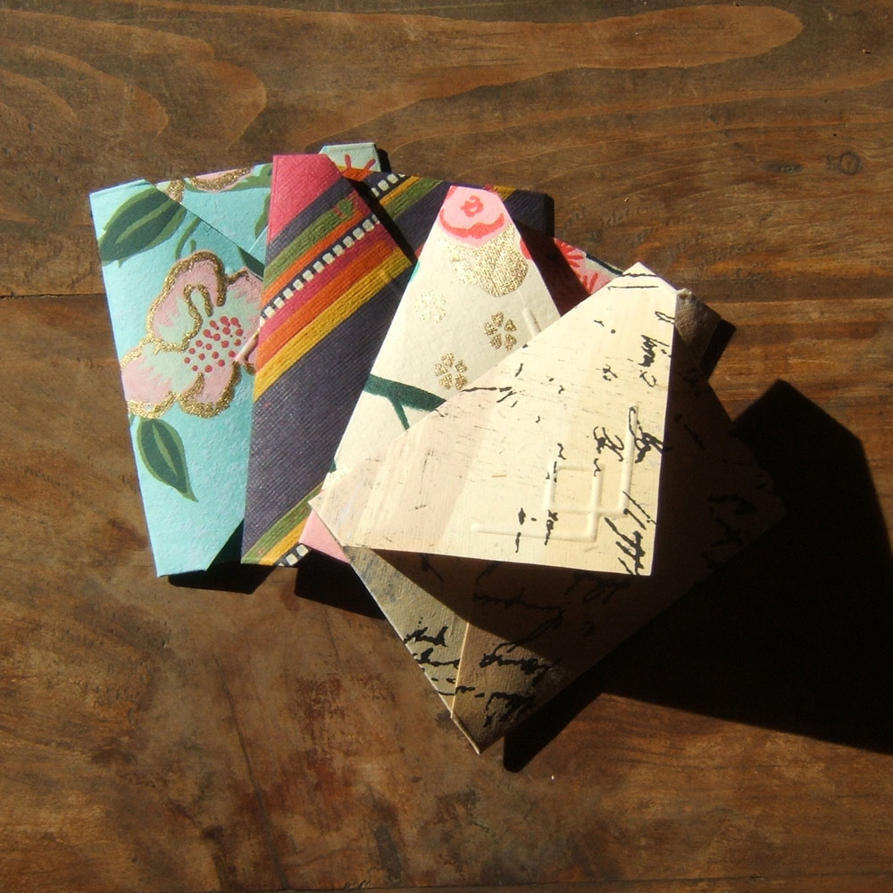 candy: artist trading card origami envelopes
