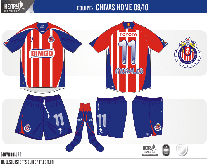 Sold Sports Design: Chivas guadalajara kits