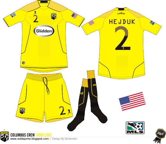 Sold Sports Design: Columbus Crew kits