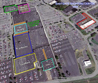 Sky City: Retail History: Eastgate Mall: Chattanooga, TN
