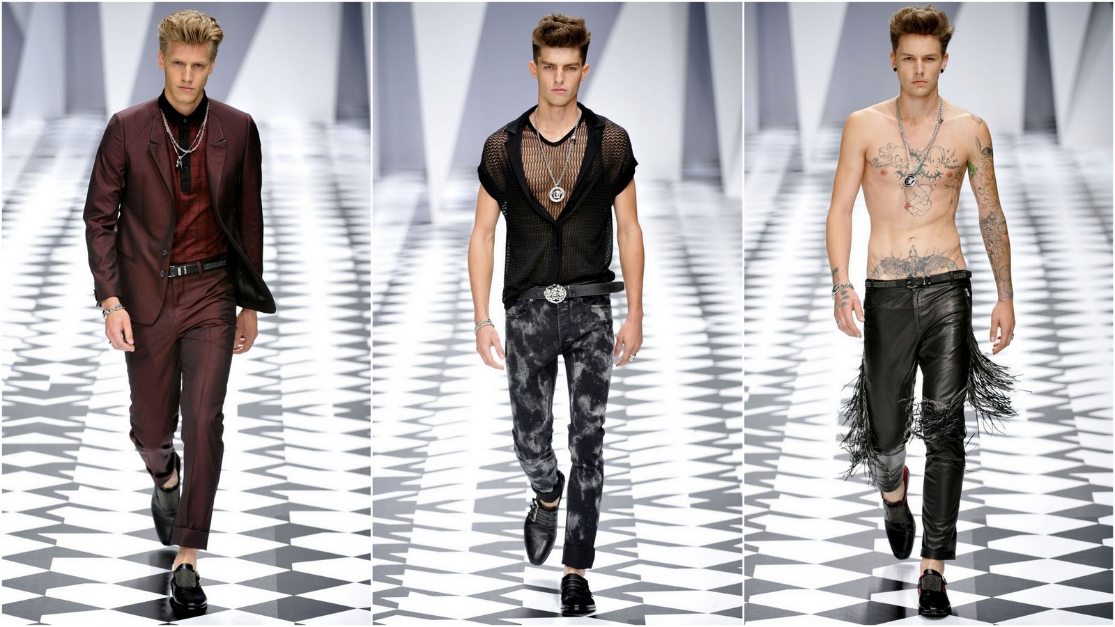 Versace Spring 2011 Collection | Male Extravaganza