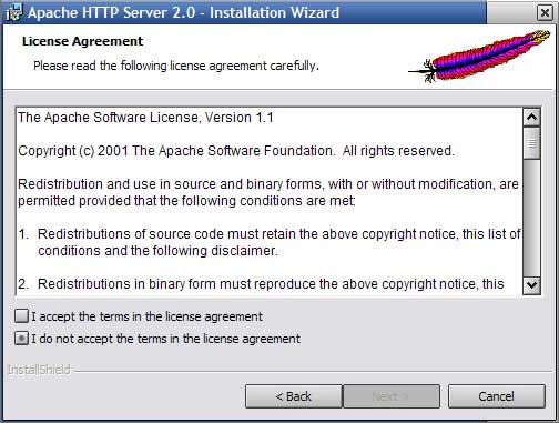 Programa apache: Instalacion de apache