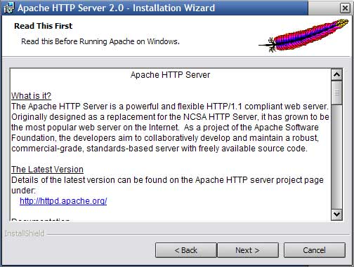 Programa apache: Instalacion de apache