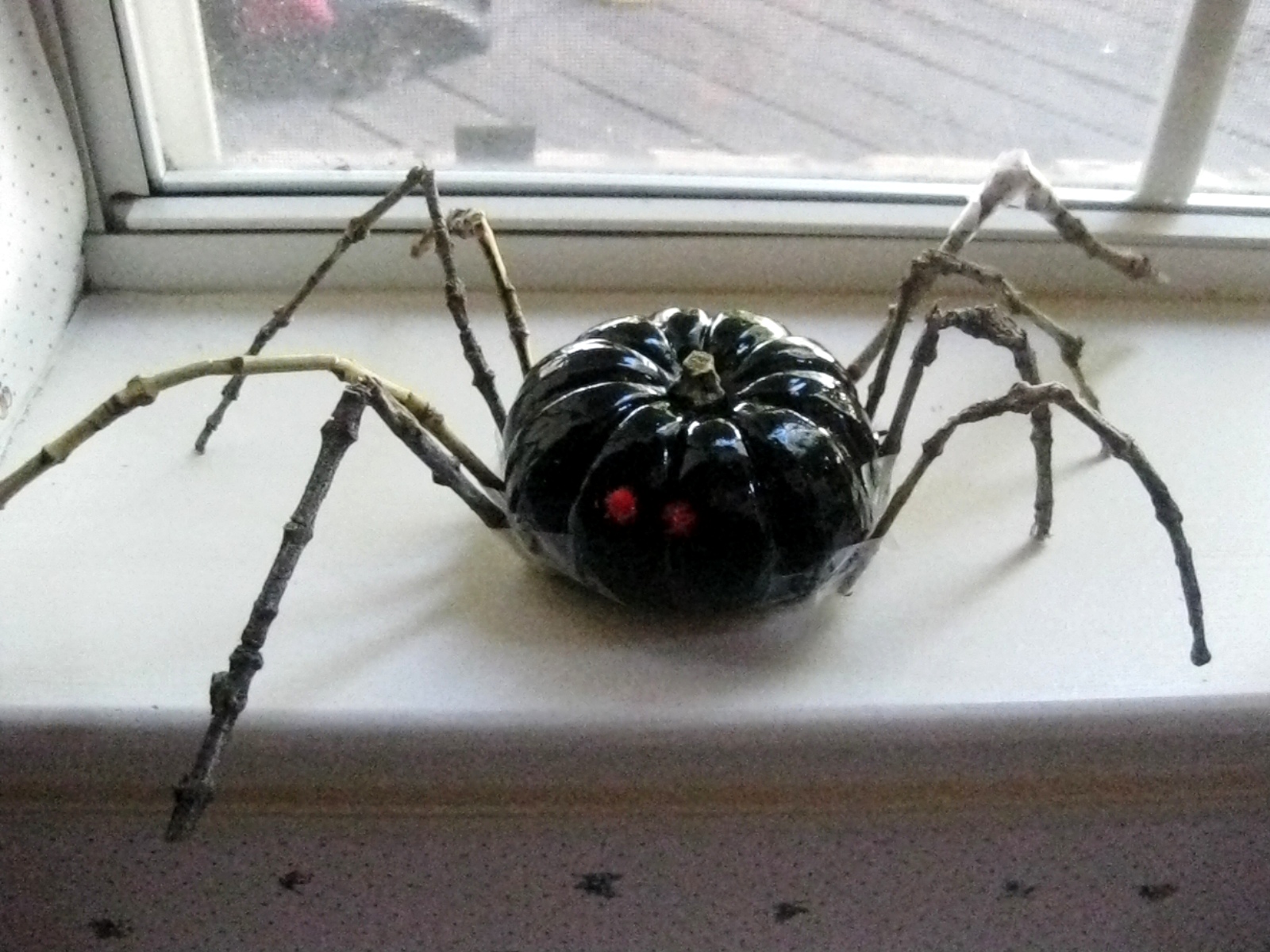 The Crazy Apron: Spider Pumpkin Craft