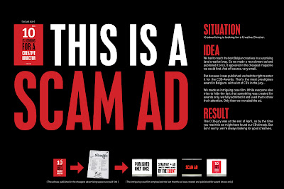 The Creative Cooler: Fully Acknowledging the Scam Ad