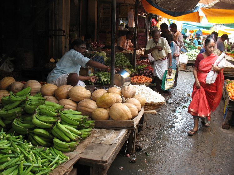 Vegetable Market, Thiruvoodal Street - ARUNACHALA GRACE
