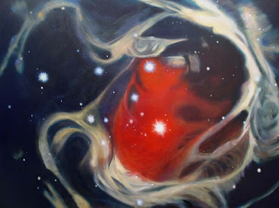 Art: The Mercedes, nebulae and goats