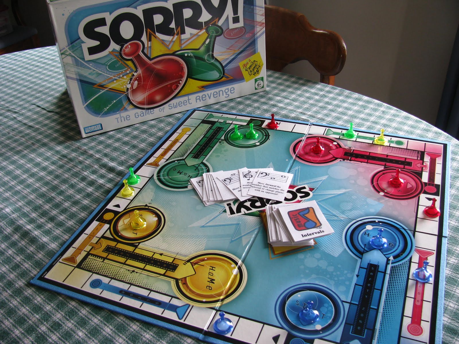 Sorry Board Game Printable Cards