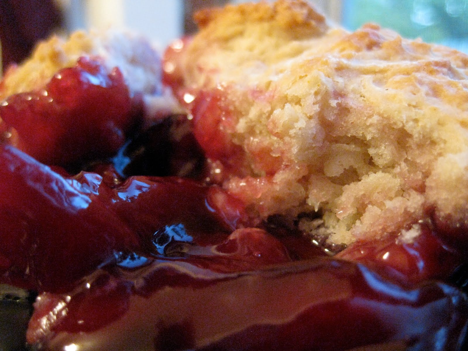 Moore Sprouts: Cherry Almond Cobbler
