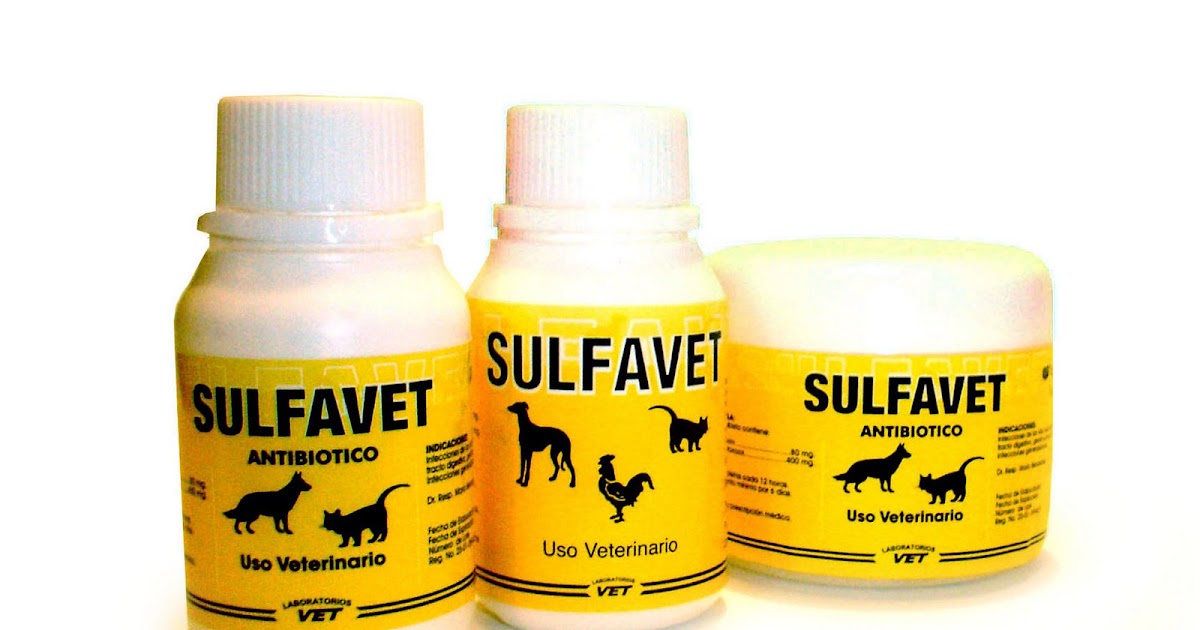 Antibióticos: SULFAVET (Suspensión y Tabletas)