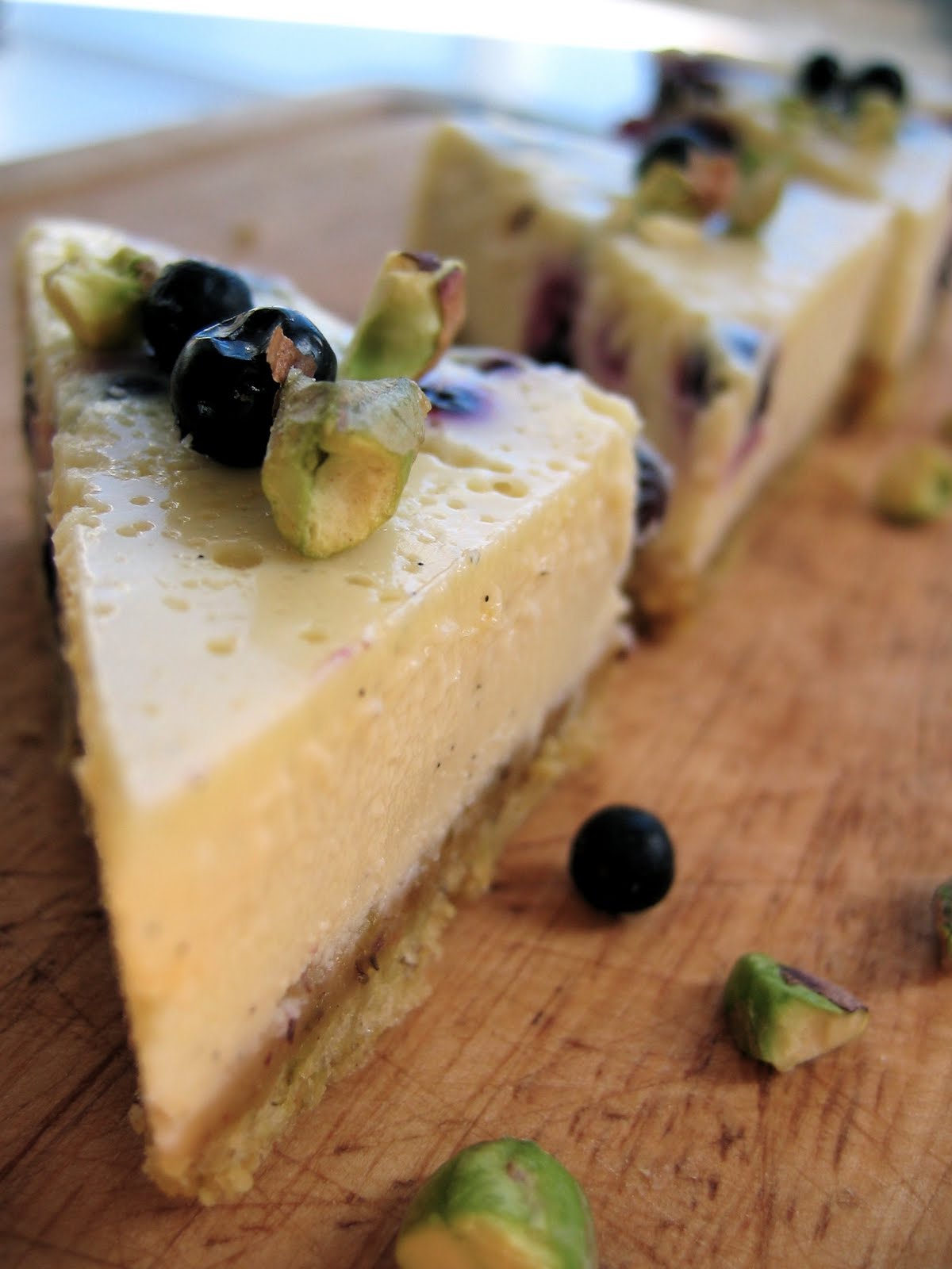 Huckleberry-Chevre Cheesecake Squares • The Bojon Gourmet