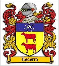 LOS BECERRA: Uno de muchos escudos de armas Familia Becerra