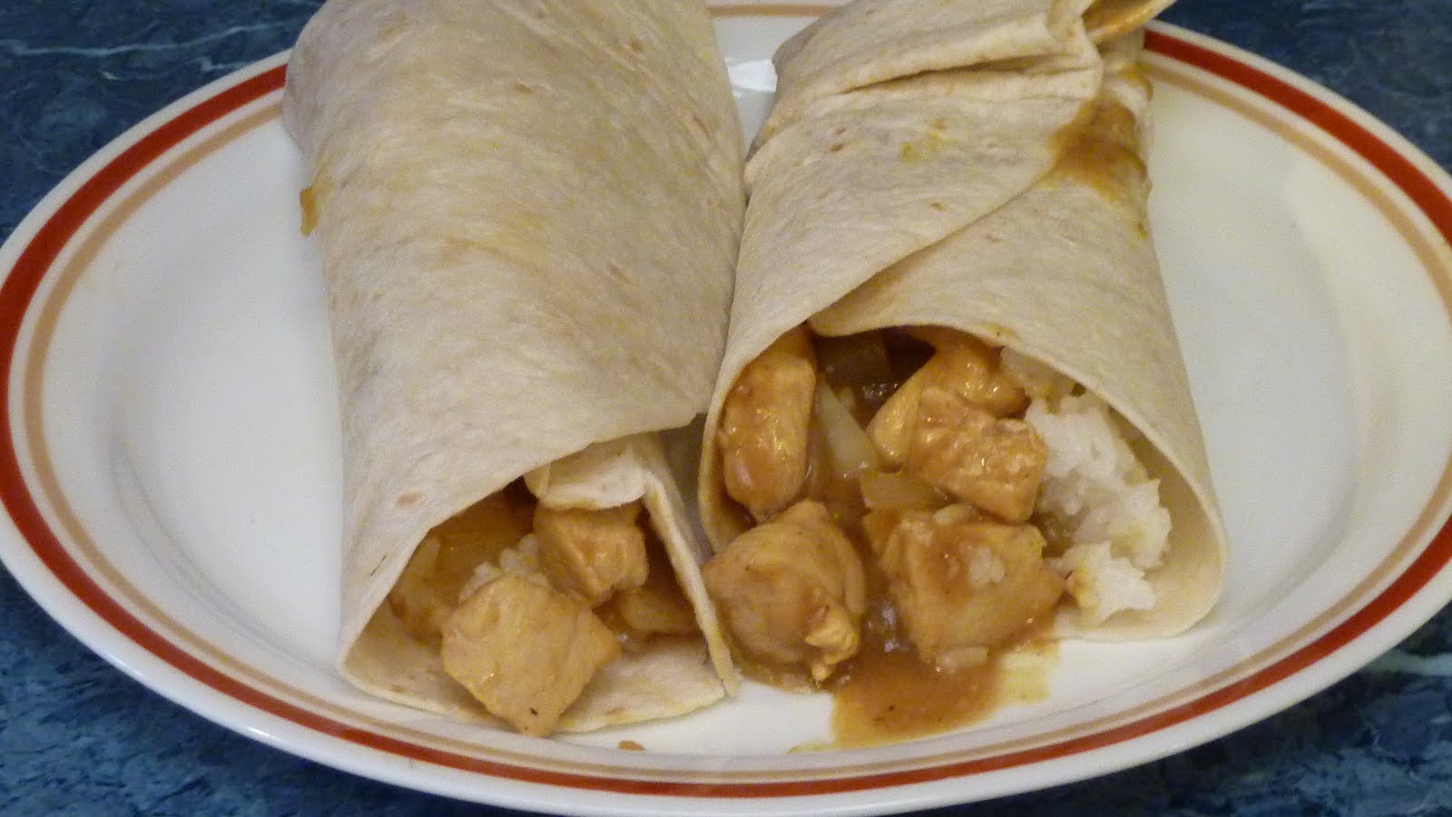 A Squirrel in Babylon: The Squirrel Can Cook - Chicken Curry Wraps