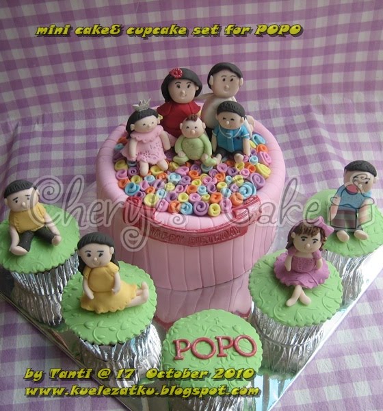 Kue Ulang Tahun Anak | CupCake | Birthday Cake: Mini cake & cupcake set ...