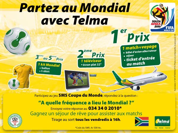 [Telma Madagascar] Partez au Mondial avec Telma