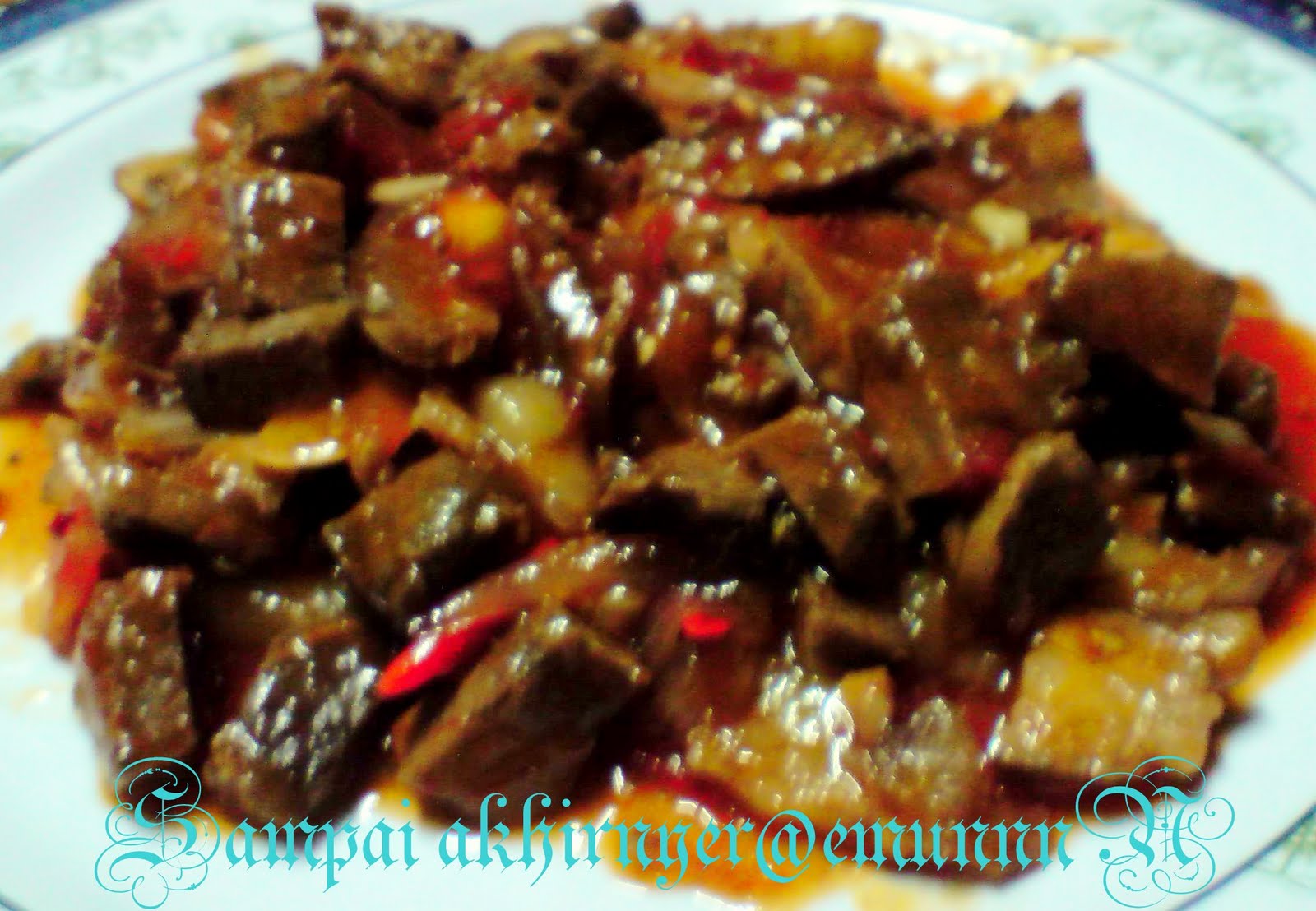 Sampai akhirnyer: DAGING MASAK MERAH SIMPLE