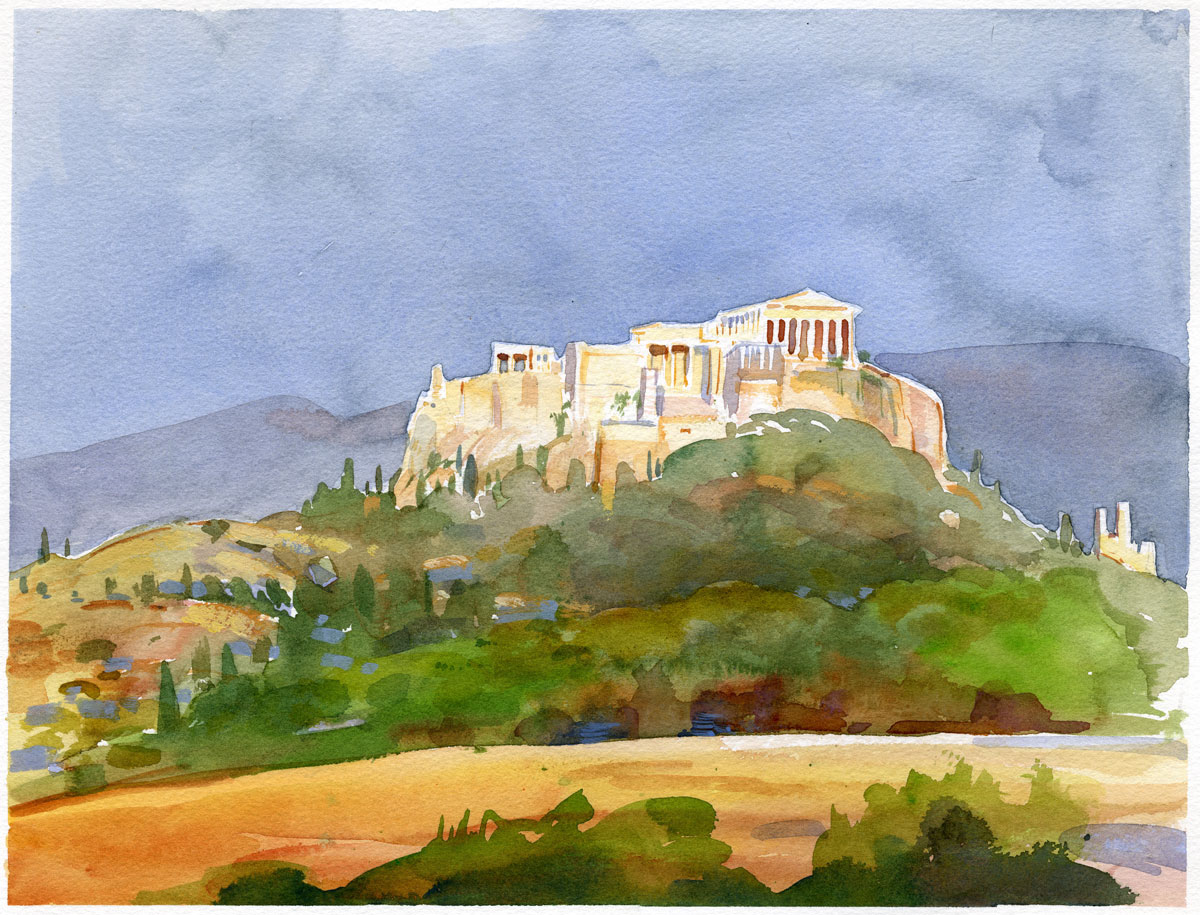 Gronbukt: Watercolors from Greece