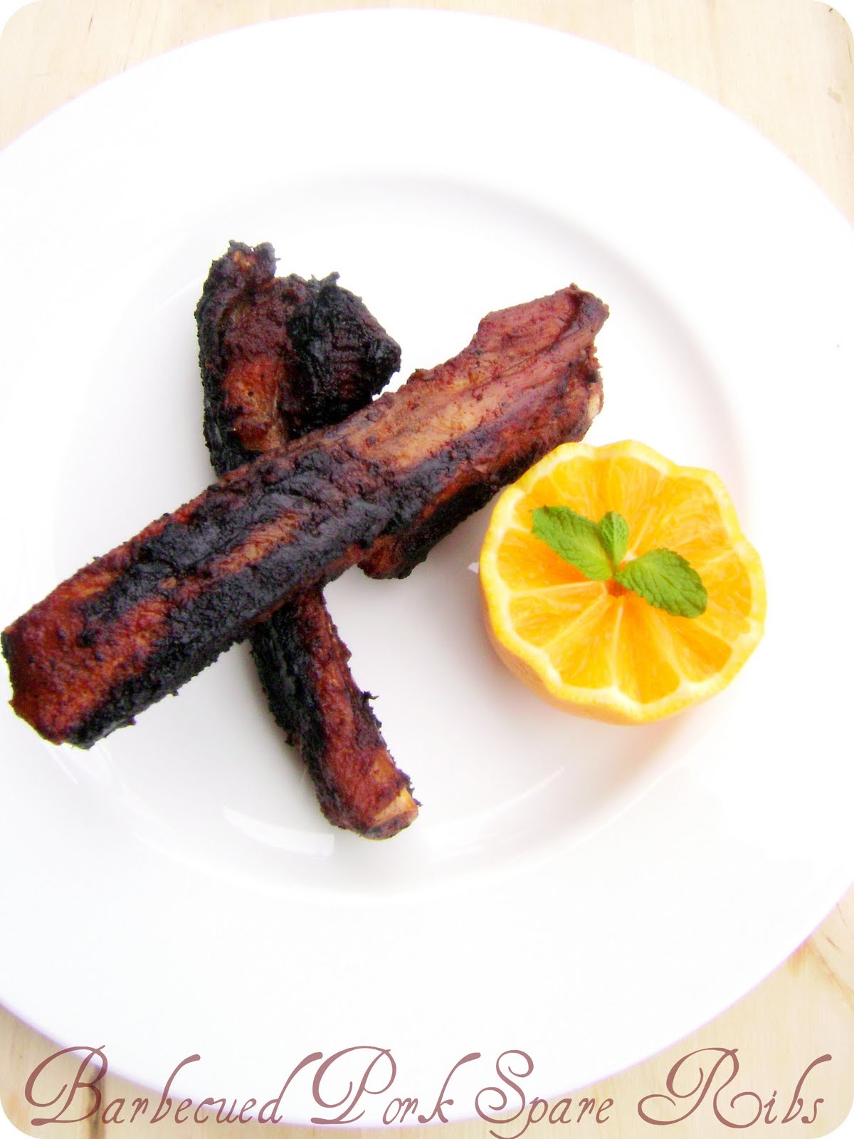 Ria's Collection: BARBECUED PORK SPARE RIBS