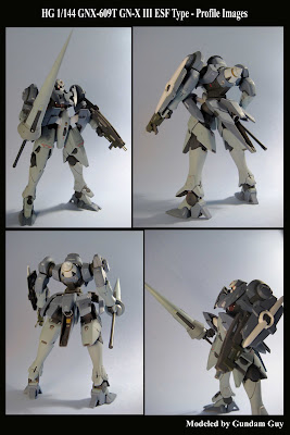 GUNDAM GUY: HG 1/144 GN-X III ESF Type - Completed (Work Logs & Action ...