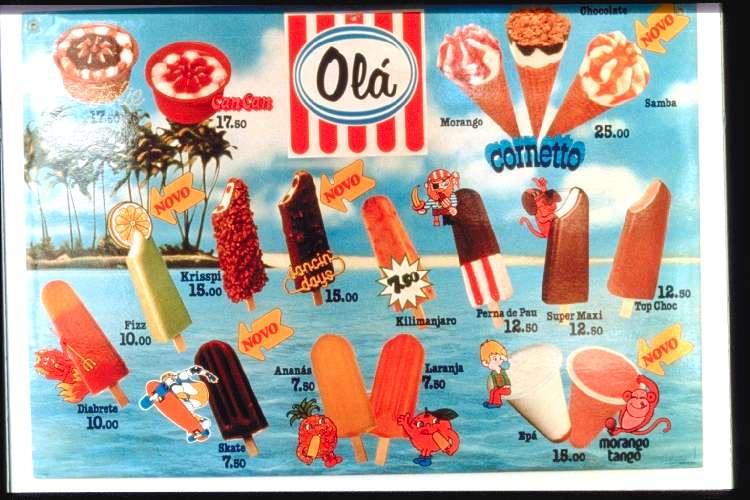 NA NOSSA INFÂNCIA ERA ASSIM: GELADOS OLÁ