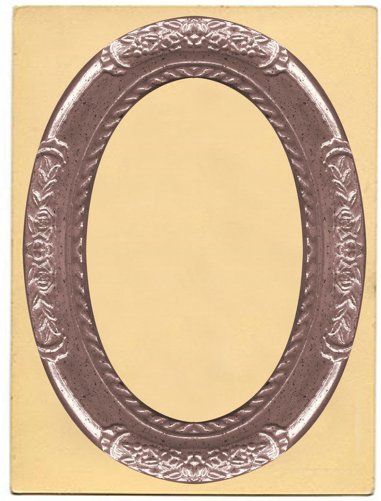 The Vintage Workshop at Country Graphics: Oval frame