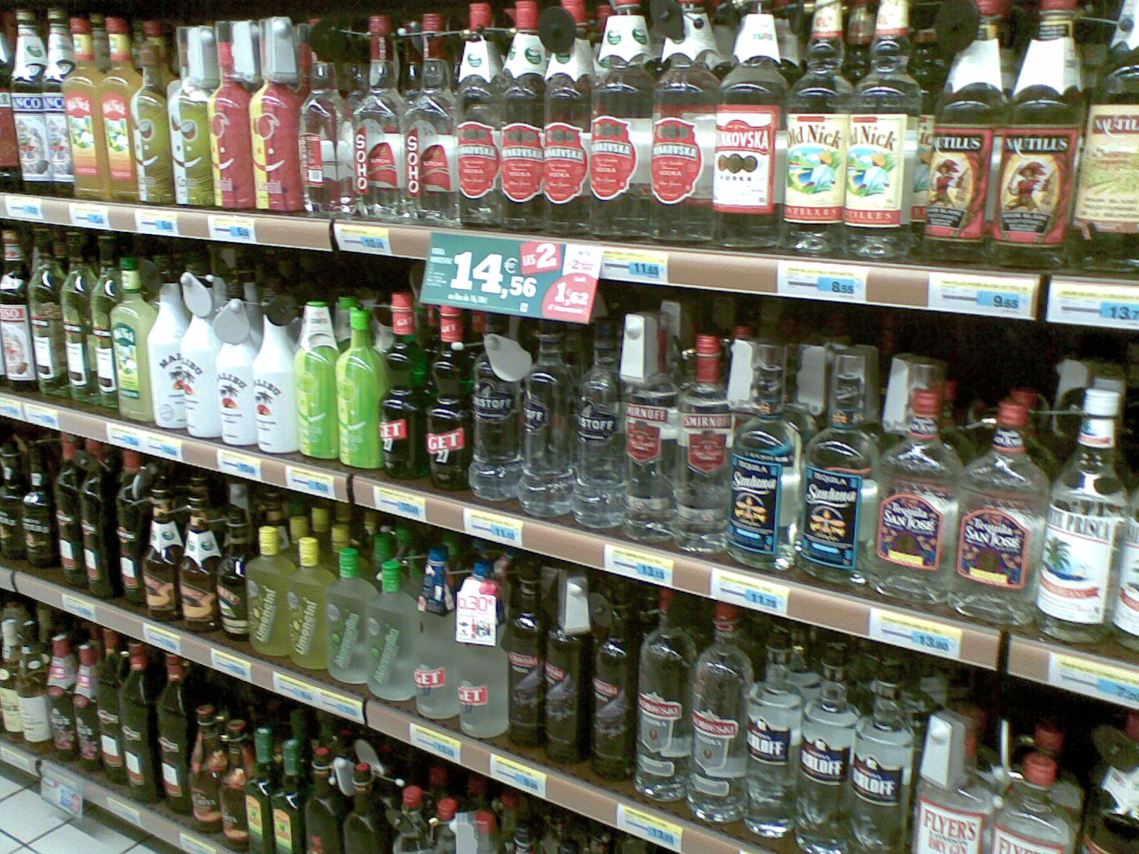 stage-frantzen-3eme: rayons boisson s