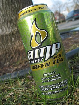 ADDICTED 2 ENERGY!: REVIEW OF AMP GREEN TEA