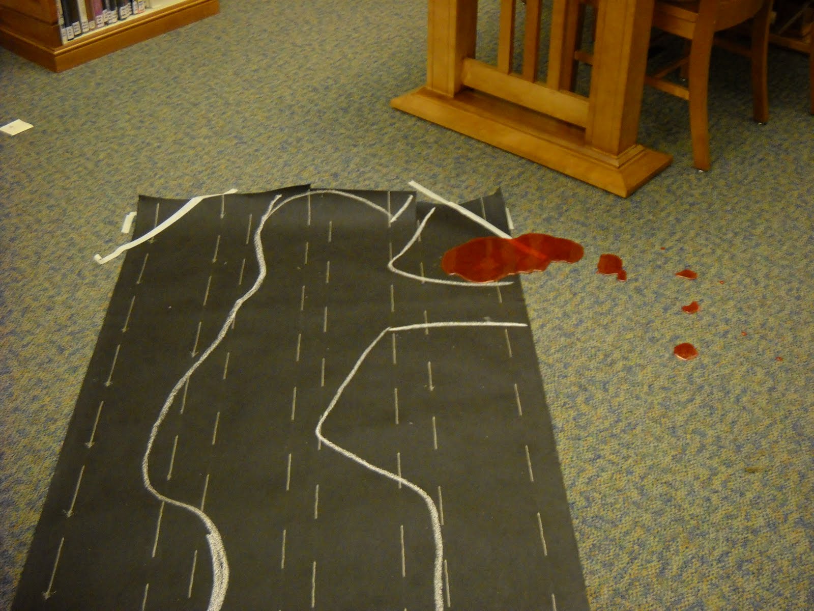 K-M the Librarian: Murder in the library!