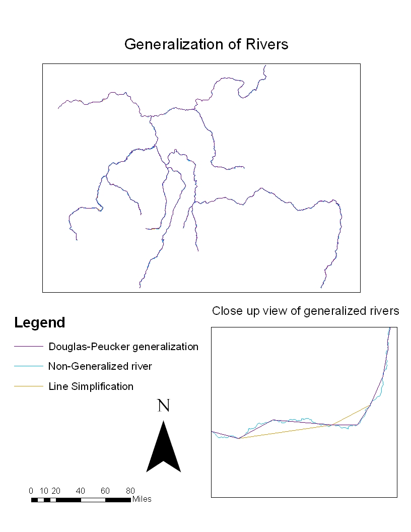 Taylor Lundeen's Geography 390 Blog: Map 4-Generalization of Rivers